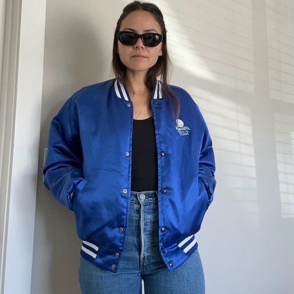 Jackets & Coats | Vintage Swingster Blue Baseball Jacket | Poshmark